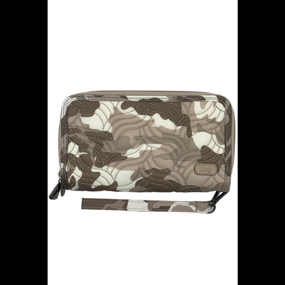 lug | Bags | Lug Accordion Wallet With Rfid Splits Xl Camo Taupe | Poshmark